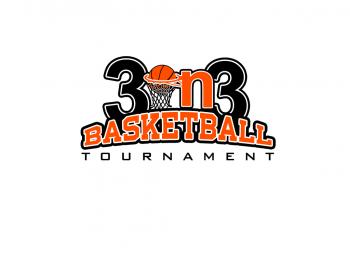 3 On 3 Basketball Tournament Logo